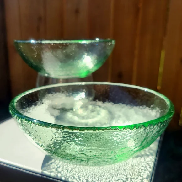 Recycled Glass And Light Fire